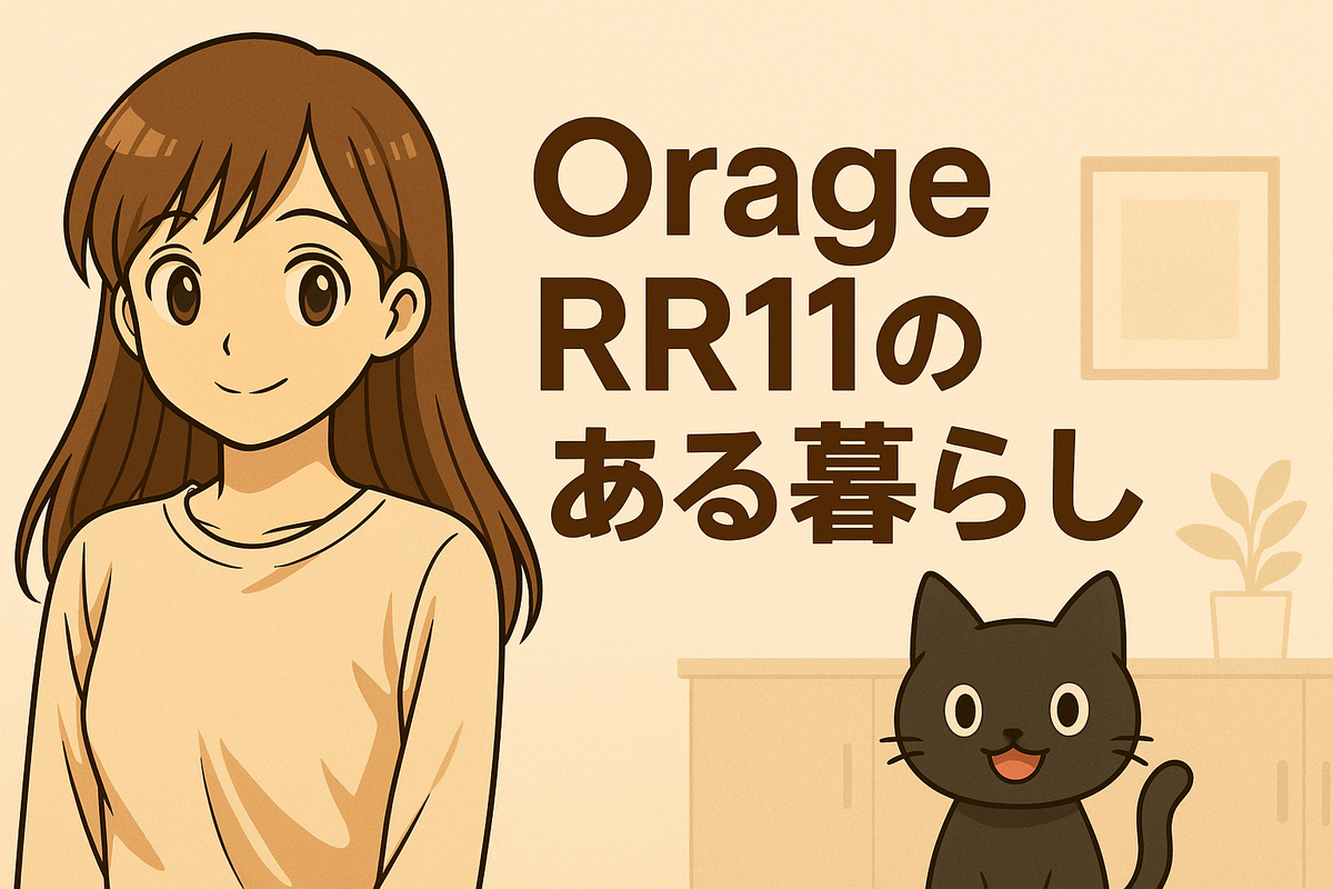 コードレス掃除機 Orage RR11のある暮らし